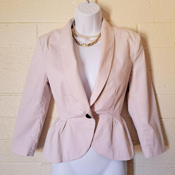 H&M | Jackets & Coats | Hm Baby Pink Blazer | Poshmark